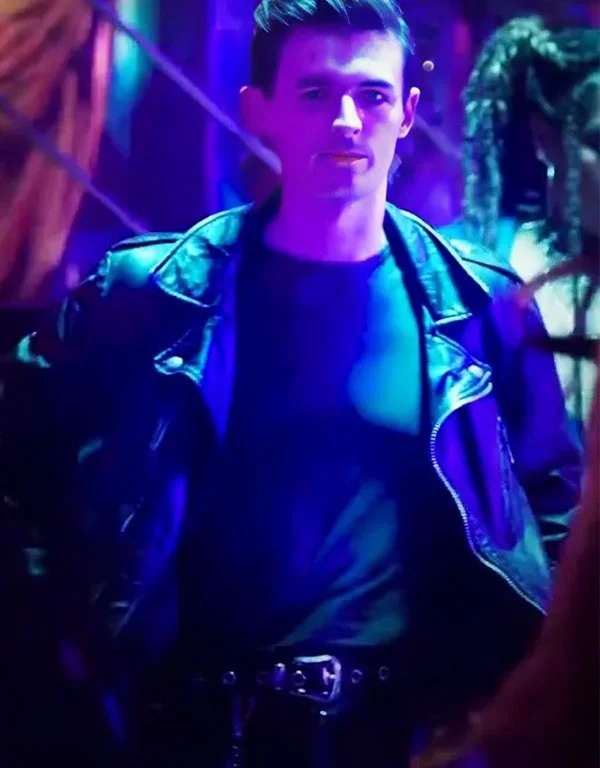 Alan Cammish Glitter And Doom 2024 Black Leather Jacket